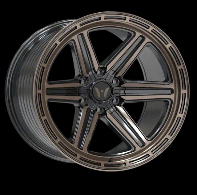 Western Wheels Colorado YR13 Gloss Black Milling Spokes 6-Lug Wheel ...