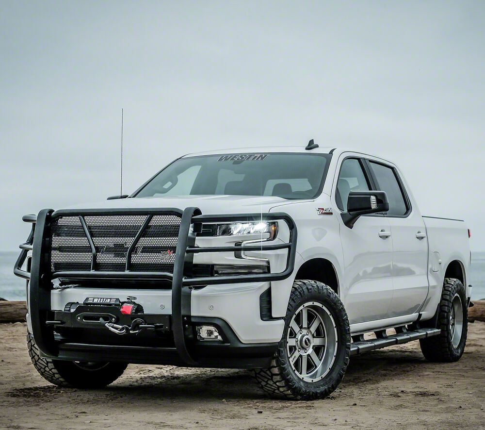 Westin F-250 Super Duty HDX Winch Mount Modular Grille Guard; Black 57 ...
