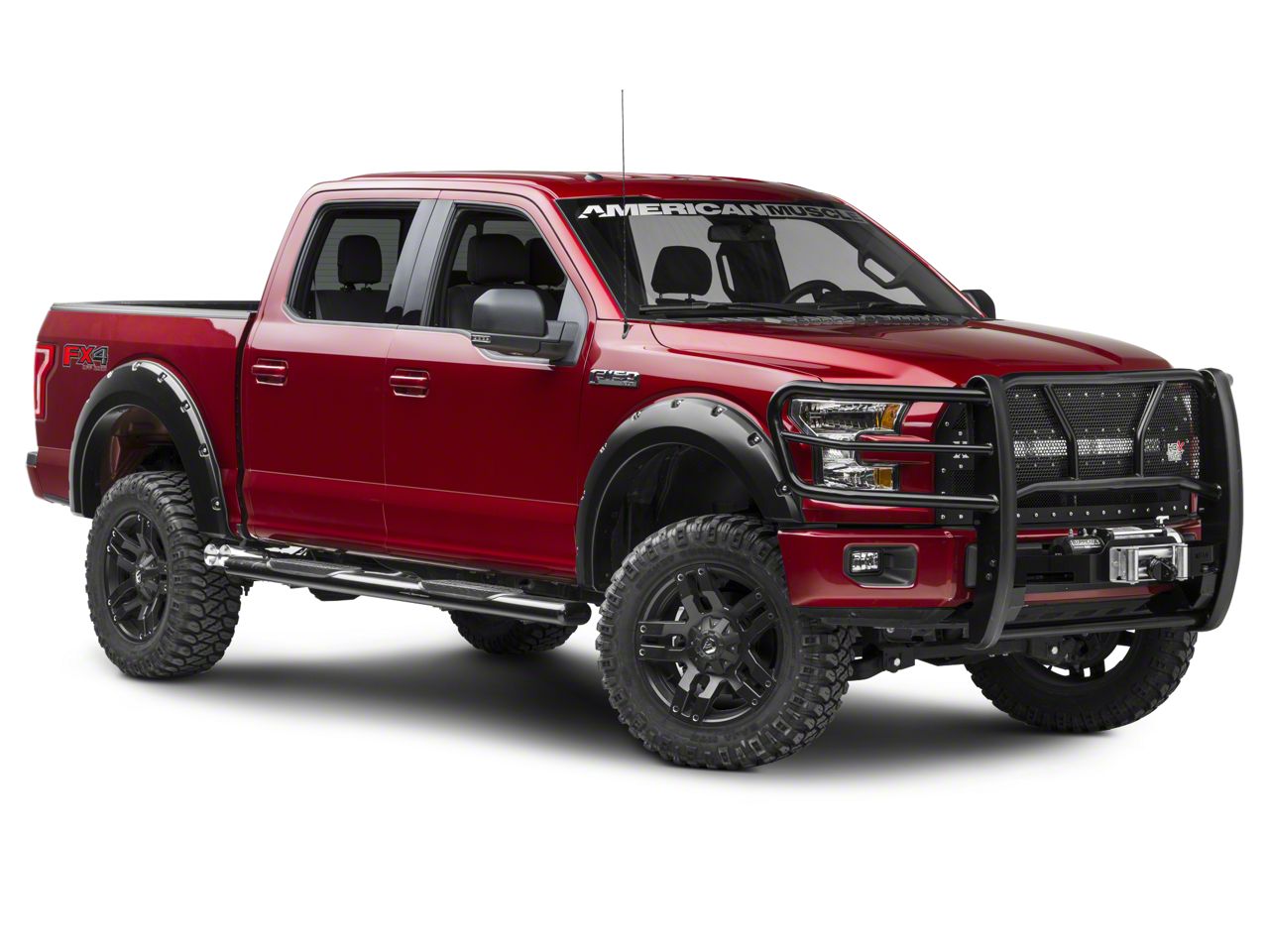 Westin F-150 HDX Winch Mount Grille Guard; Black 57-93835 (15-20 F-150 ...