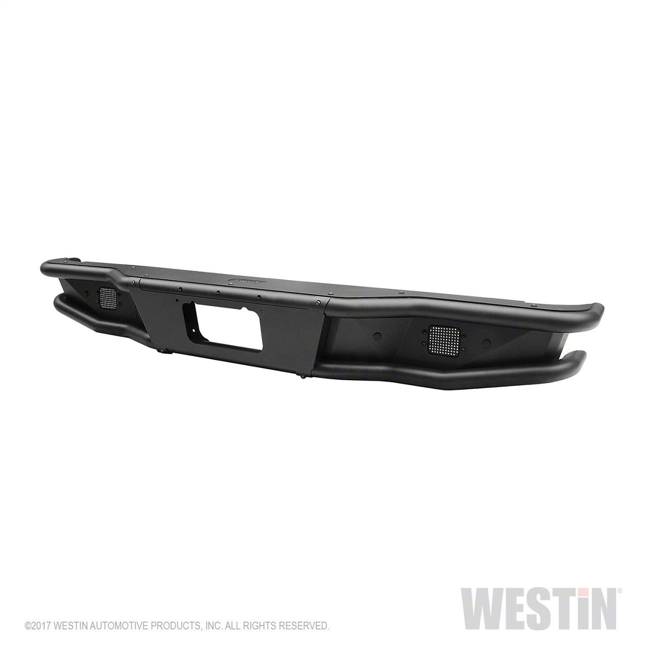 Silverado 1500 Outlaw Rear Bumper; Textured Black (16-18 Silverado 1500)
