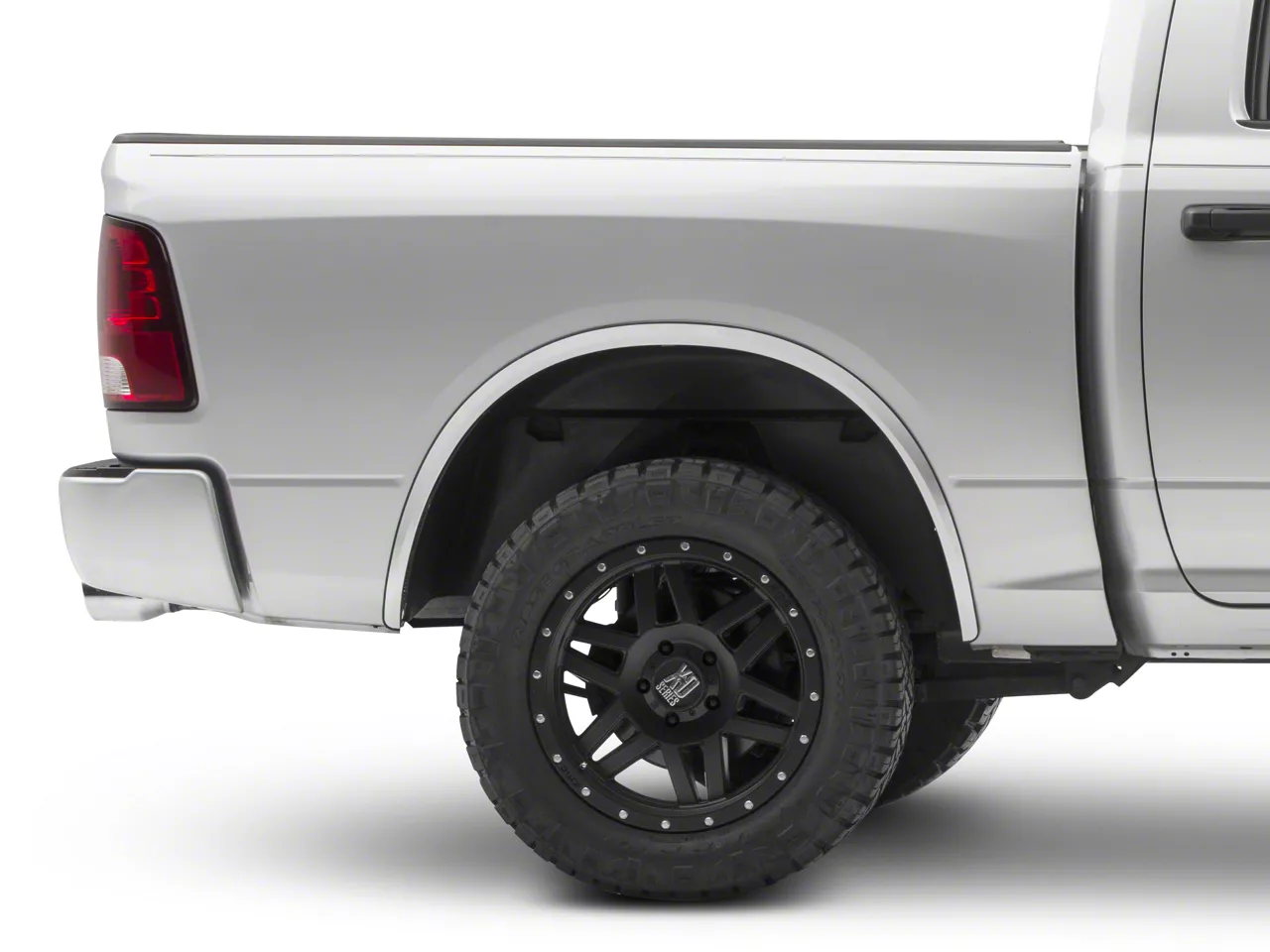 RAM 1500 Wheel Well Accent Trim; Stainless Steel (09-18 RAM 1500)