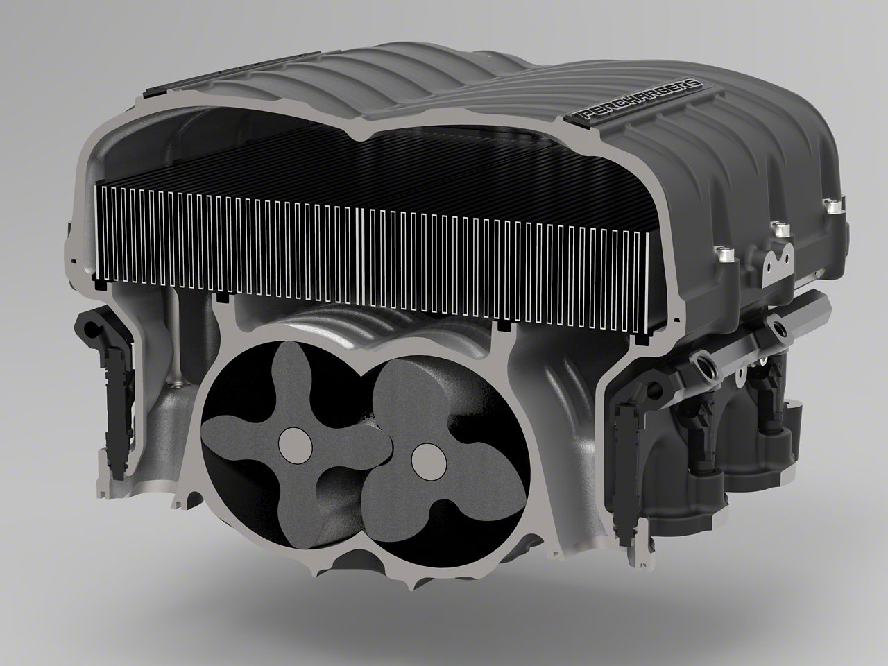 Whipple F-150 Gen 6 W185AX 3.0L Intercooled Supercharger Kit; Black ...