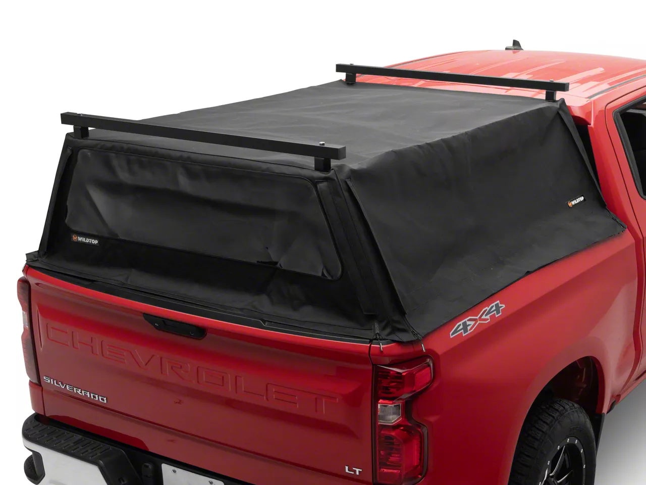 WildTop Sierra 1500 Soft Truck Cap with Integrated Roof Rack WT11595T 19 25 Sierra 1500 w 5.80 Foot Short Box Free Shipping