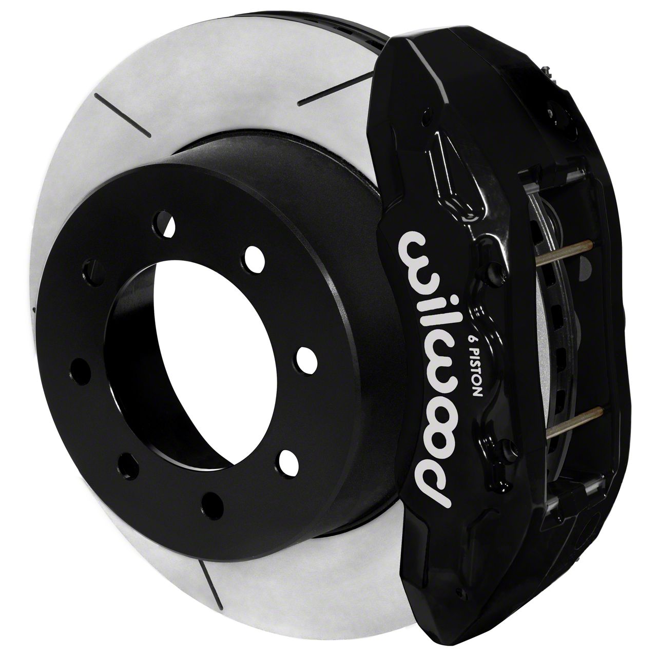 Wilwood F-250 Super Duty Tactical Extreme TX6-DM Rear Big Brake Kit with 15.50-Inch Slotted ...
