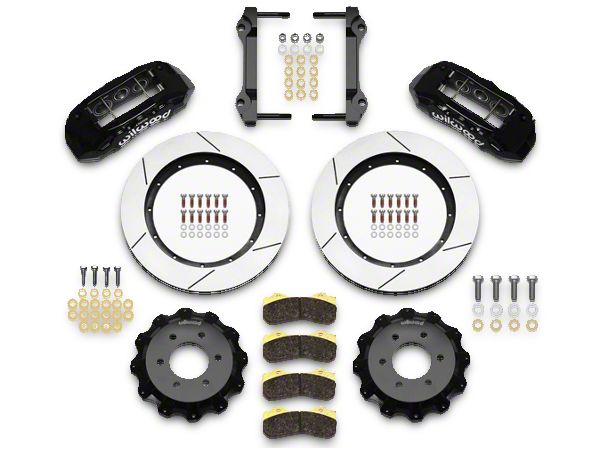 Wilwood F-150 Tactical Xtreme TX6R Front Big Brake Kit - Black Calipers ...