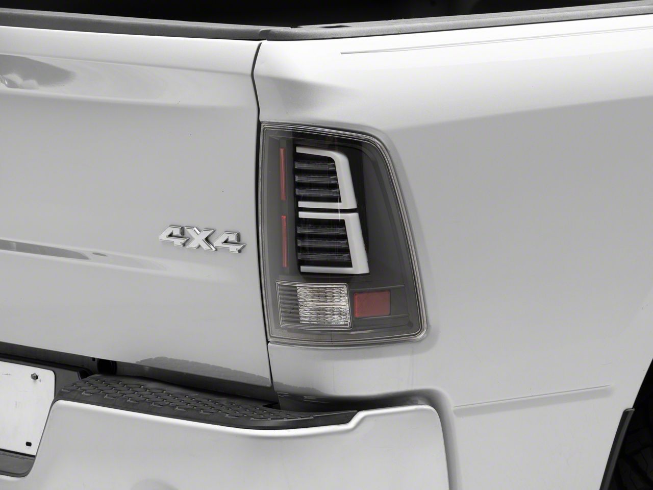 RAM 1500 Sequential LED Tail Lights; Black Housing; Clear Lens (09-18 ...