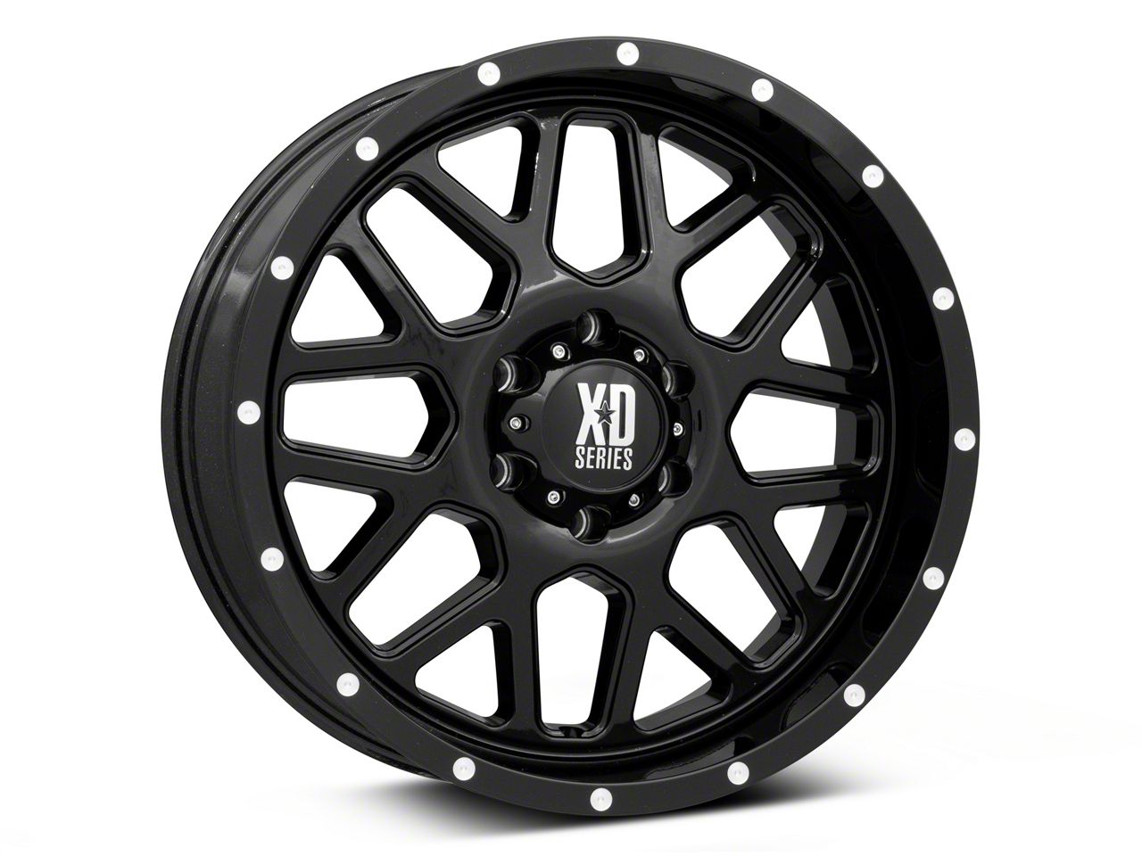 XD F-150 Grenade Gloss Black 6-Lug Wheel; 18x9; -12mm Offset ...