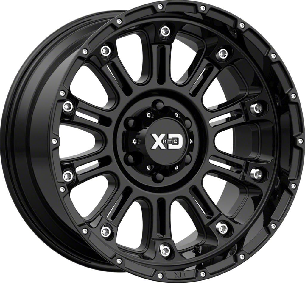 XD RAM 2500 Hoss II Gloss Black 8-Lug Wheel; 20x9; 0mm Offset ...