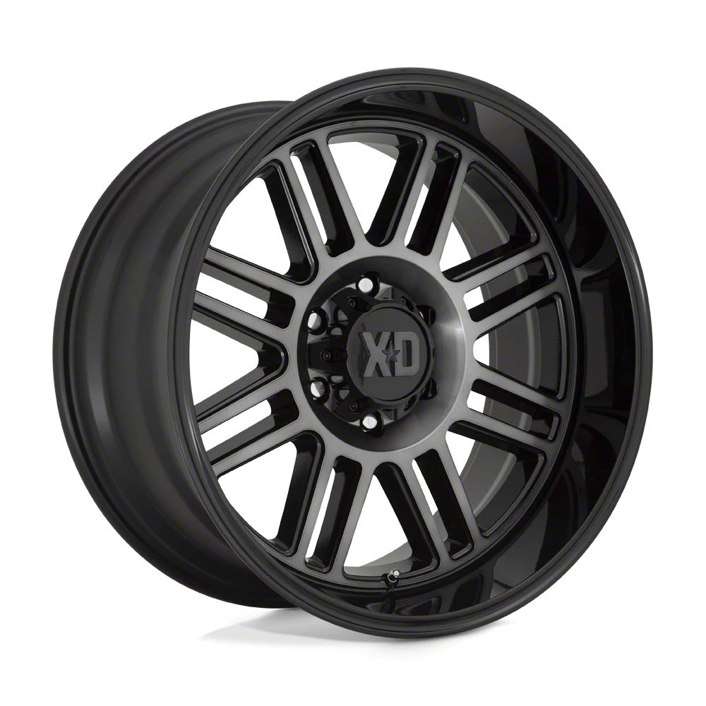 XD F-150 Cage Gloss Black with Gray Tint 6-Lug Wheel; 20x9; 18mm Offset ...