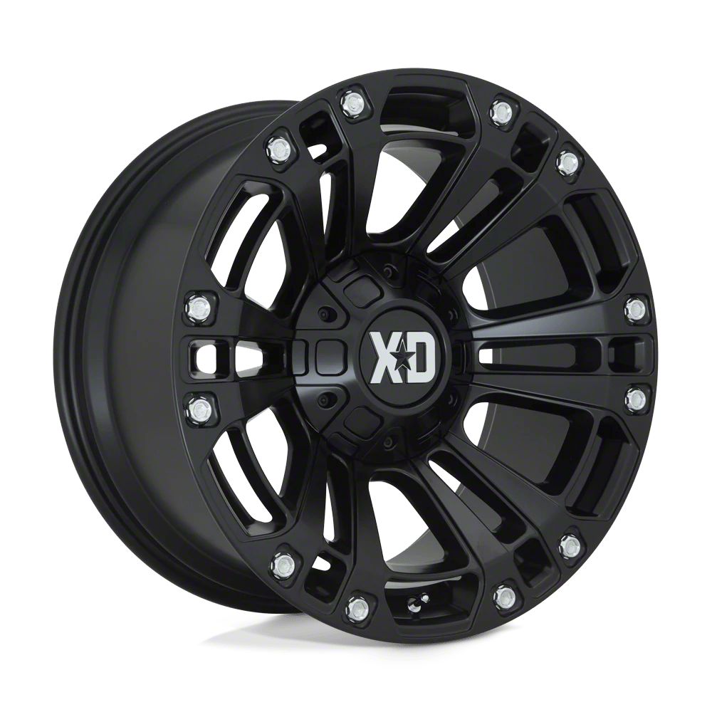 XD F-250 Super Duty Monster 3 Satin Black 8-Lug Wheel; 20x9; 18mm ...