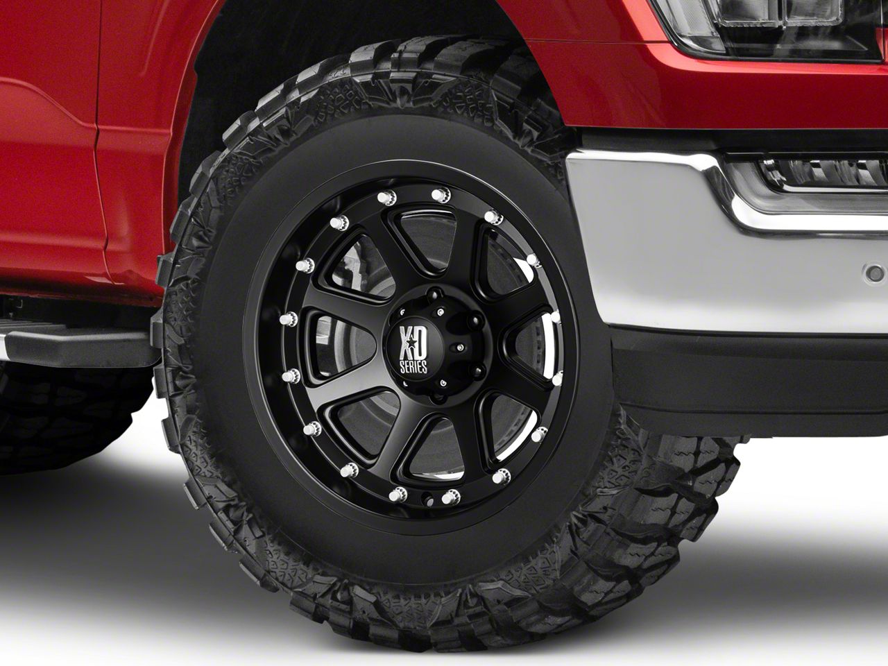 XD F-150 Addict Matte Black 6-Lug Wheel; 18x9; -12mm Offset ...