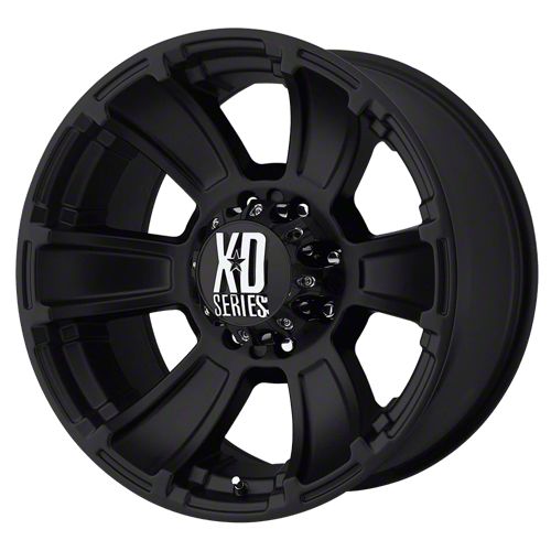 XD Ranger Revolver Matte Black 6-Lug Wheel; 20x9; 18mm Offset ...