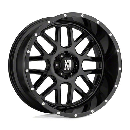 XD F-350 Super Duty Grenade Gloss Black 8-Lug Wheel; 20x9; 18mm Offset XD82029087318 (99-07 F ...