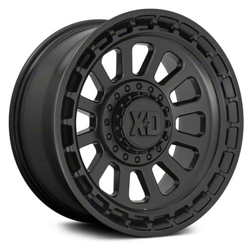 XD Canyon Omega Satin Black 6-Lug Wheel; 17x9; 18mm Offset ...