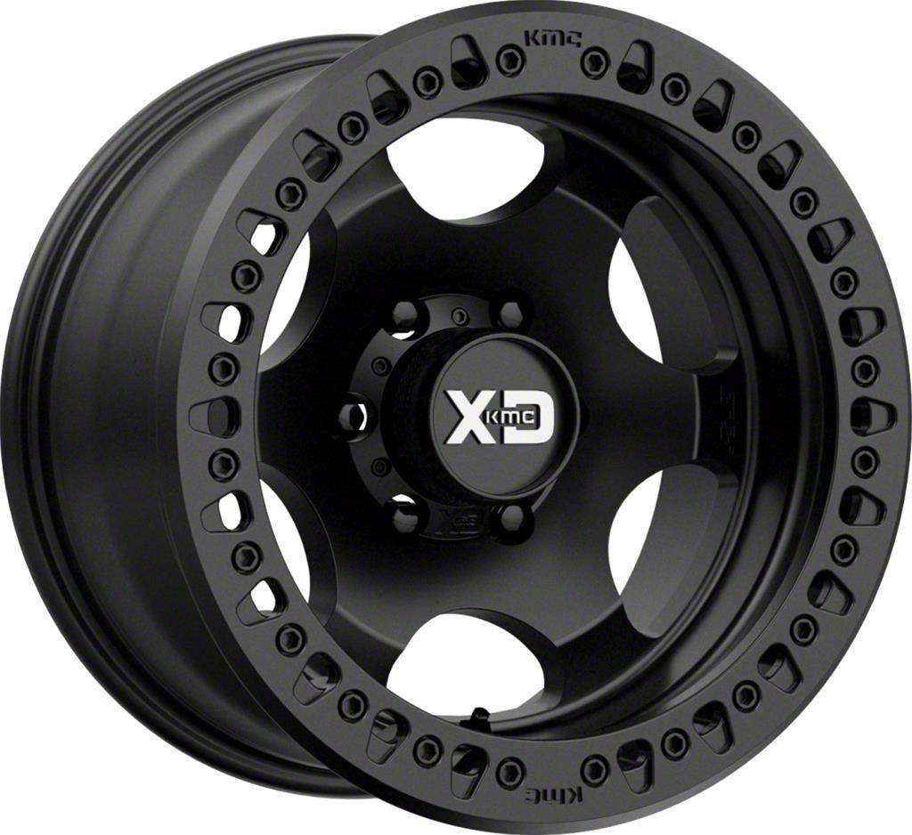 XD Colorado Beadlock Satin Black 6-Lug Wheel; 17x9; -38mm Offset ...