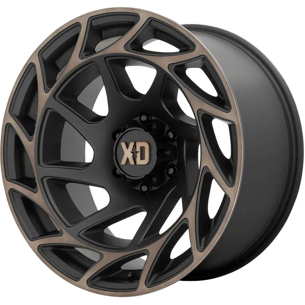 XD Colorado Onslaught Satin Black with Bronze Tint 6-Lug Wheel; 17x9 ...