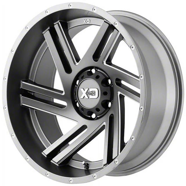 XD Colorado Swipe Satin Gray Milled 6-Lug Wheel; 18x9; 0mm Offset ...