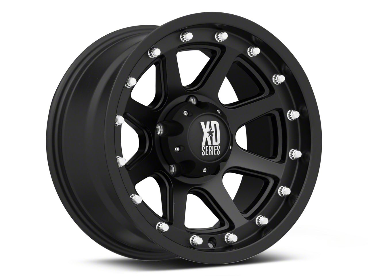 XD Dakota Addict Matte Black 5-Lug Wheel; 17x9; -12mm Offset ...