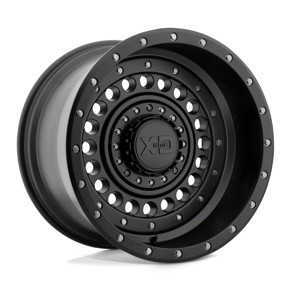 XD F-250 Super Duty Panzer Satin Black 8-Lug Wheel; 20x12; -44mm Offset ...