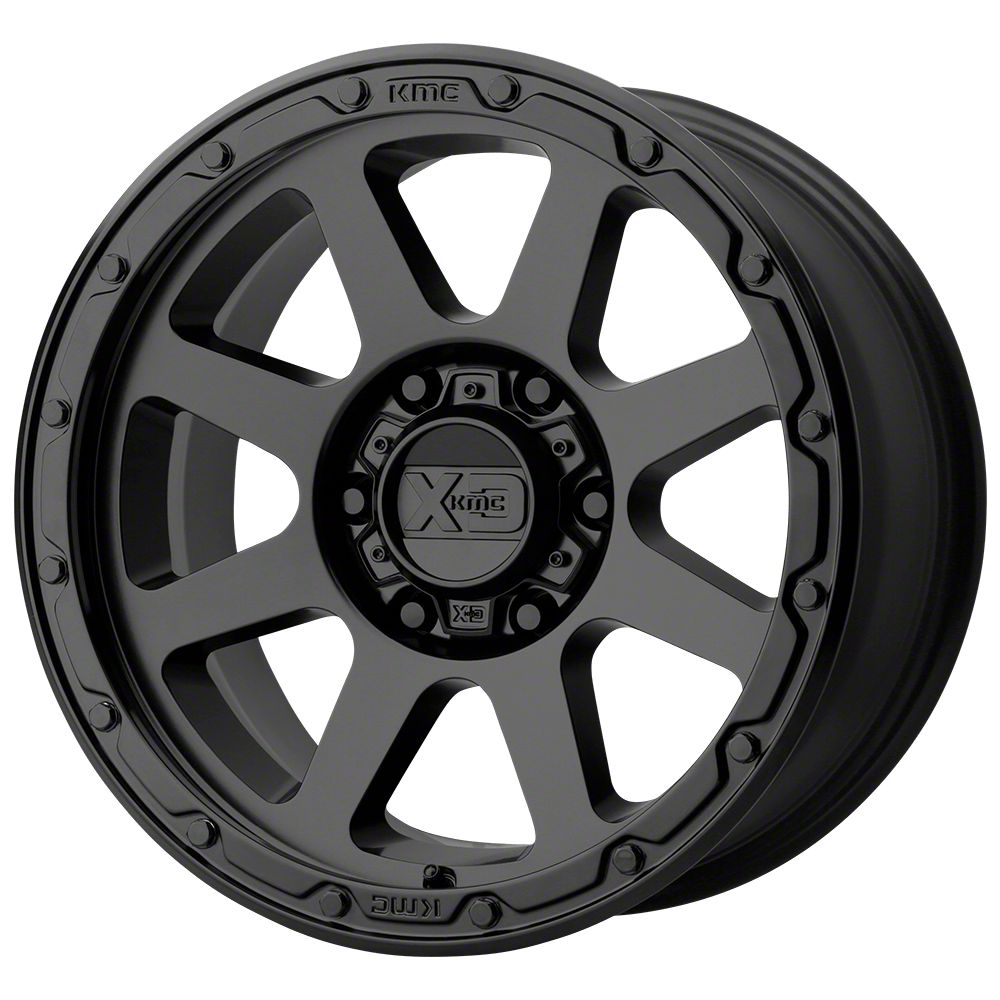 XD F-350 Super Duty Addict 2 Matte Black 8-Lug Wheel; 17x8.5; 0mm ...