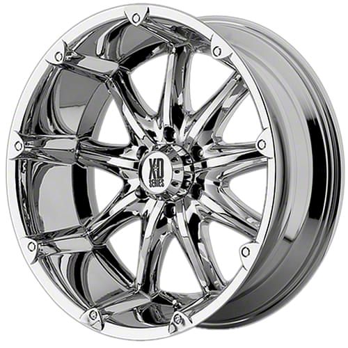 XD RAM 1500 Badlands Chrome 6-Lug Wheel; 20x9; -12mm Offset ...