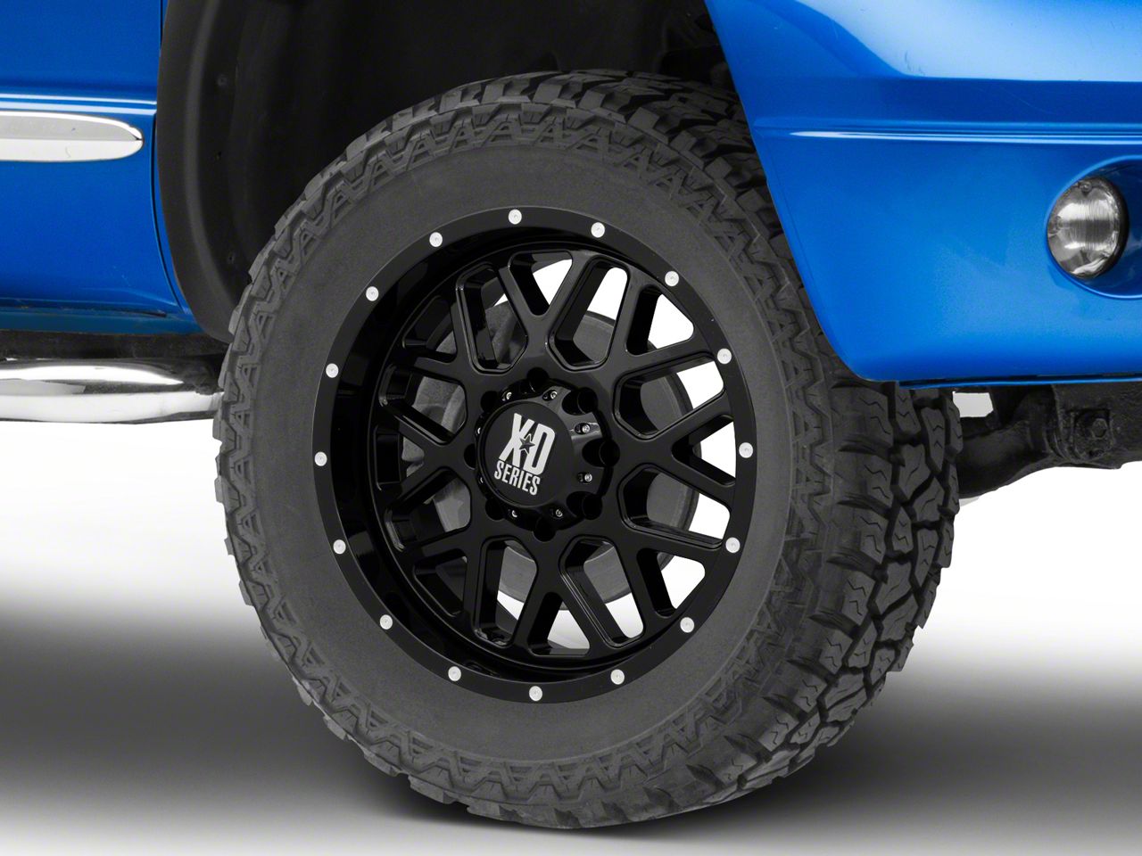 XD RAM 1500 Grenade Gloss Black 8-Lug Wheel; 20x9; 18mm Offset ...