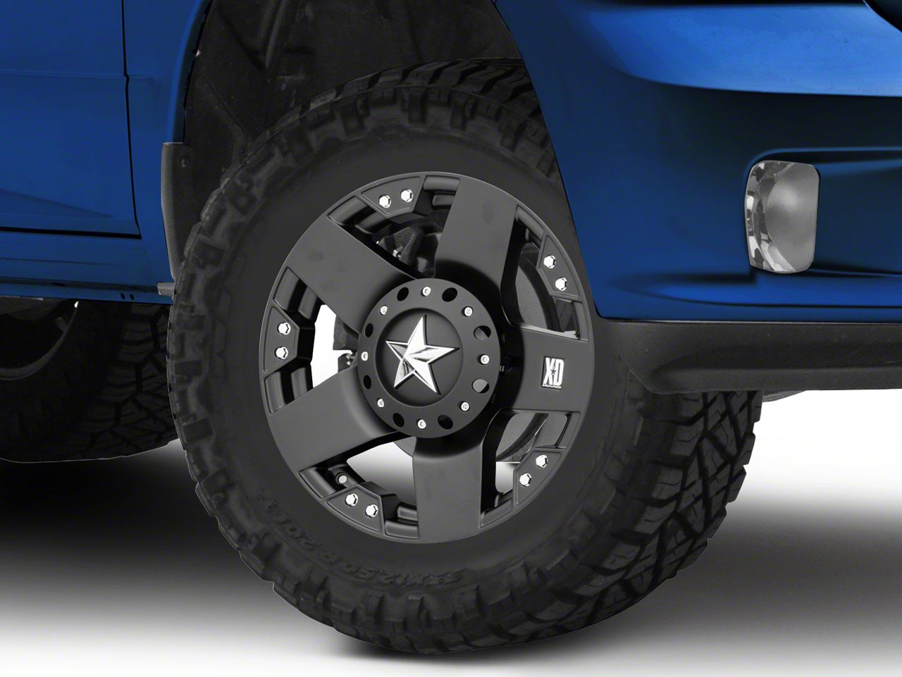 XD RAM 1500 Rockstar Matte Black 5-Lug Wheel; 17x9; -12mm Offset ...
