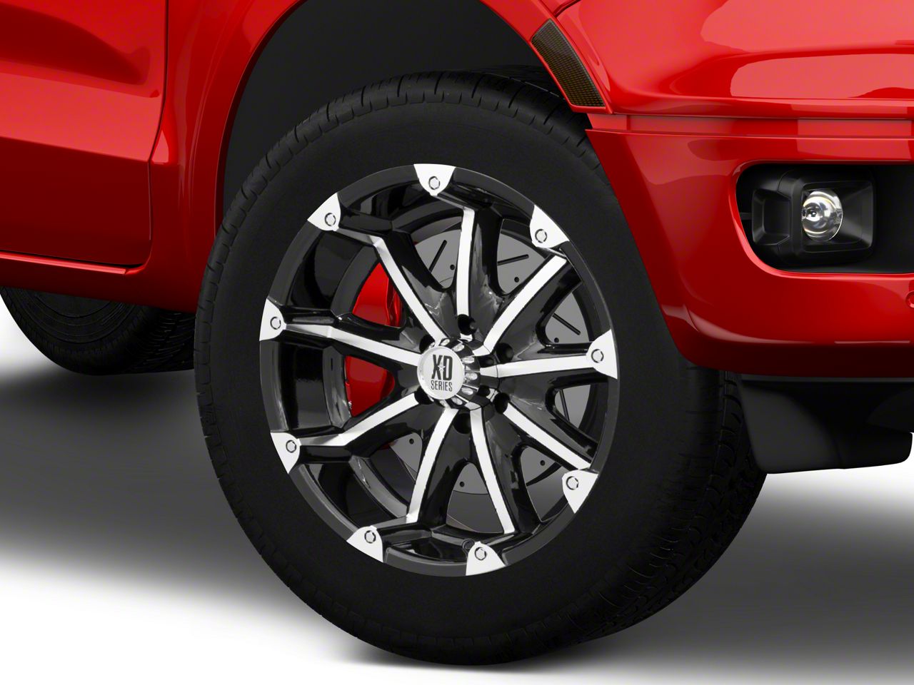 XD Ranger Badlands Gloss Black Machined 6-Lug Wheel; 20x9; 18mm Offset ...
