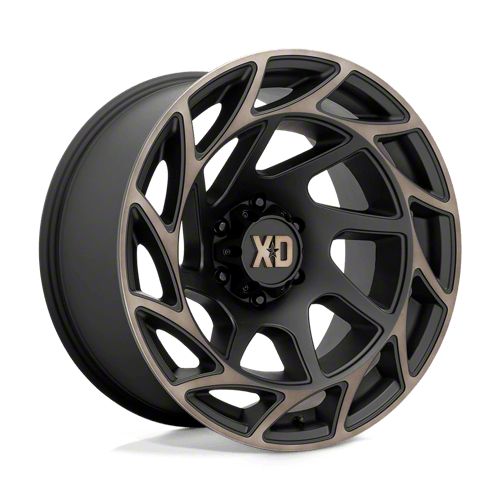 XD Tahoe Onslaught Satin Black with Bronze Tint 6-Lug Wheel; 20x10 ...
