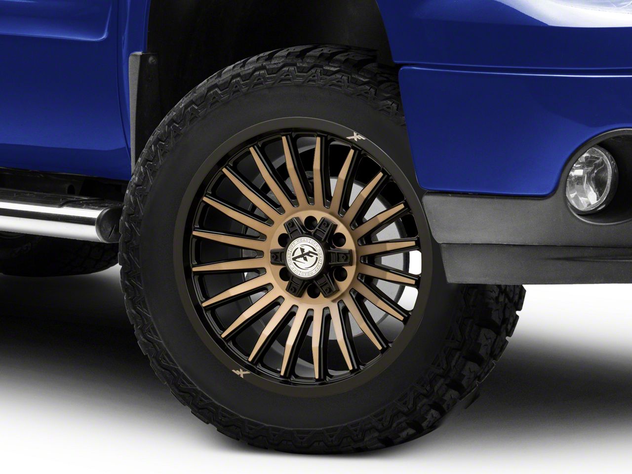 XF Offroad Sierra 1500 XF-231 Satin Black Machined with Bronze Double ...