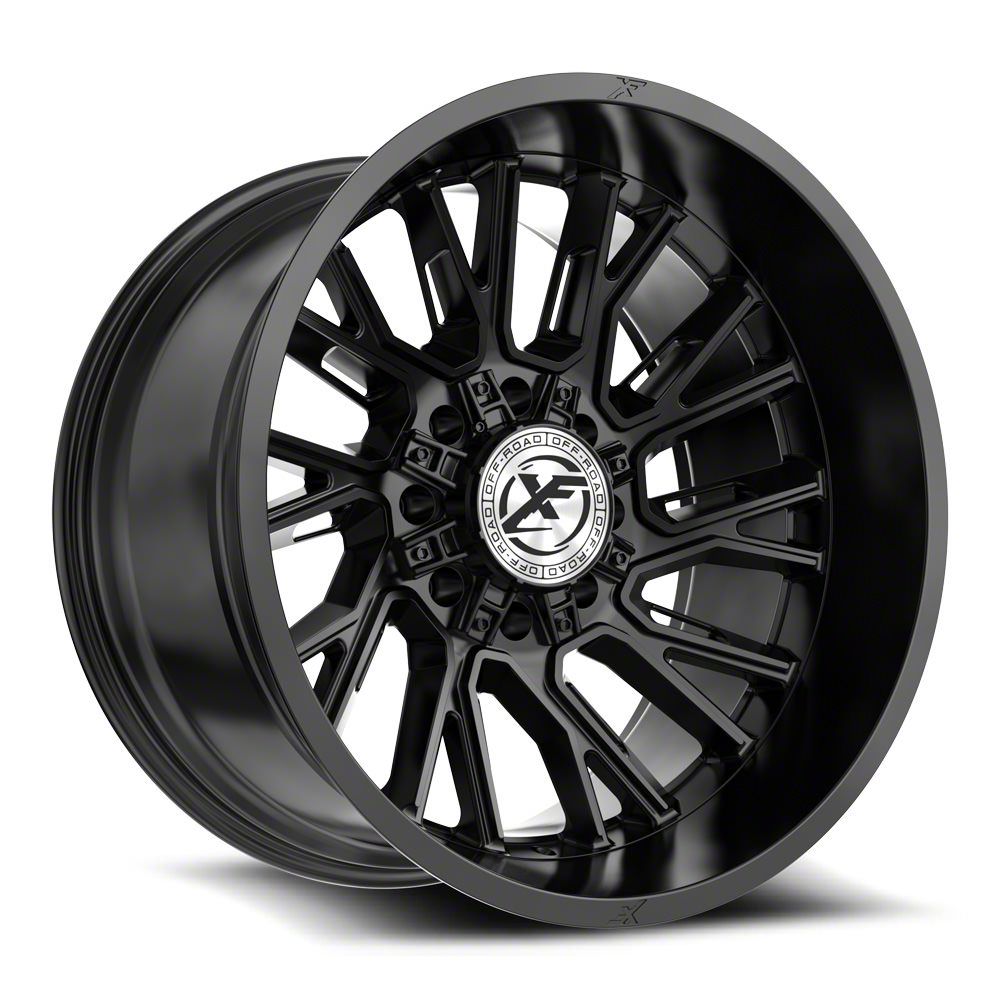 XF Offroad F-250 Super Duty XF-230 Satin Black 8-Lug Wheel; 22x12 ...