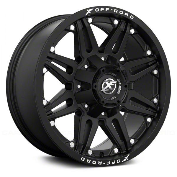 XF Offroad RAM 2500 XF-204 Matte Black 8-Lug Wheel; 18x9; -12mm Offset ...