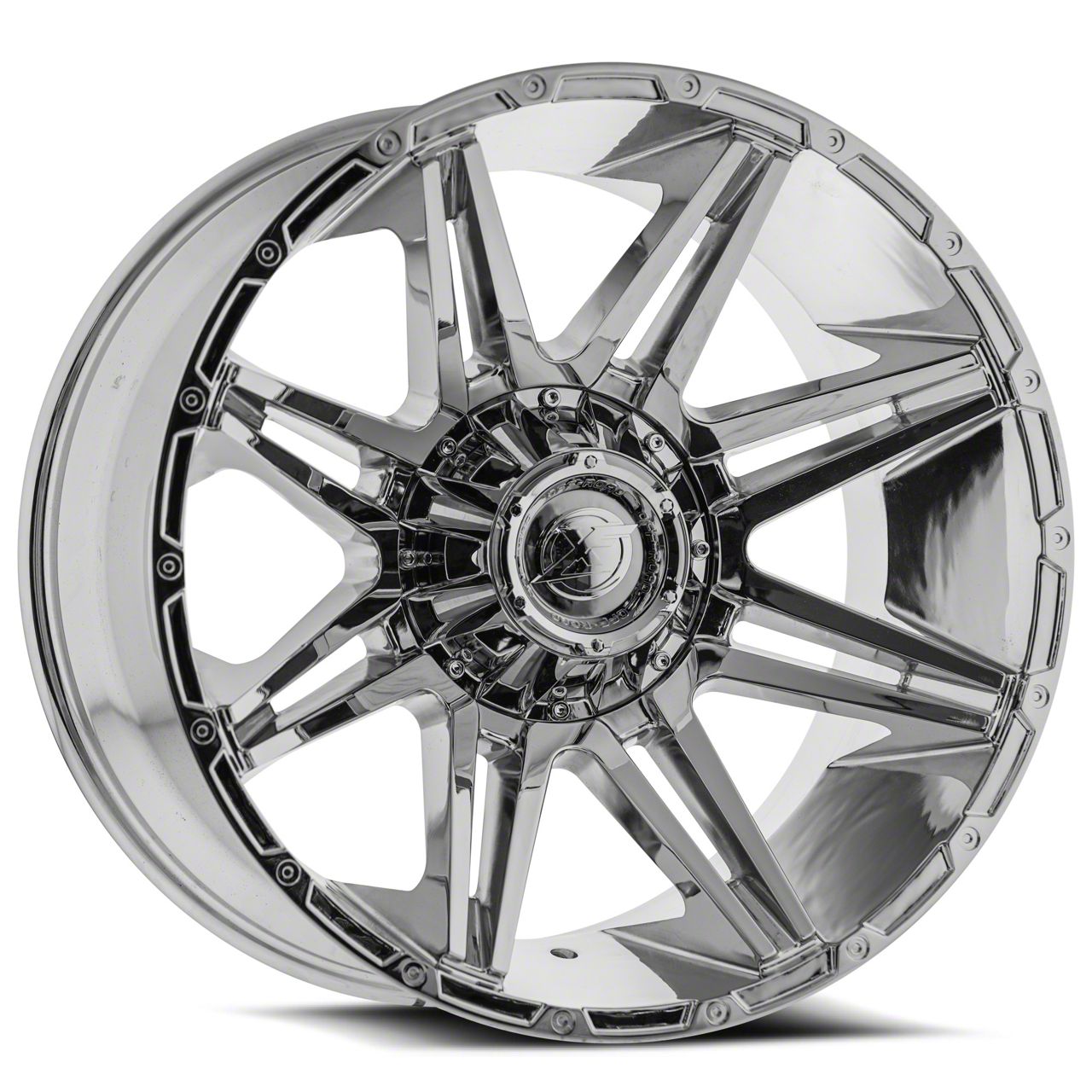 XF Offroad RAM 3500 XF-220 Chrome 8-Lug Wheel; 22x12; -44mm Offset XF ...