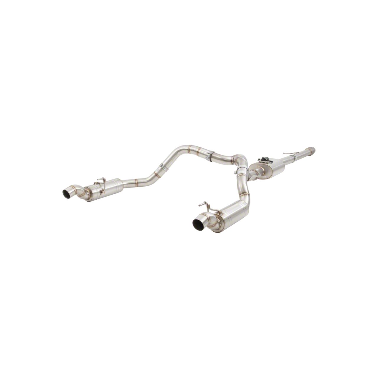 XForce Silverado 1500 T1 Varex Dual Exhaust System; Rear Exit ...