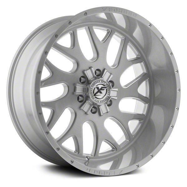 XFX Flow F-250 Super Duty XFX-301 Brushed Milled 8-Lug Wheel; 24x12 ...