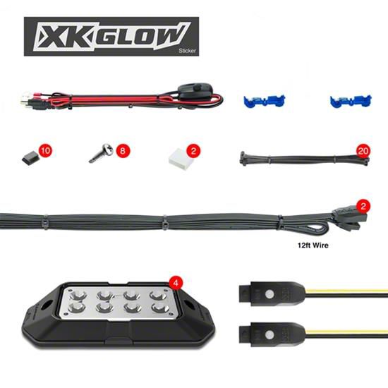 XK Glow Tahoe Standard Pure White Rock Light Kit XK-WROCK-STA ...
