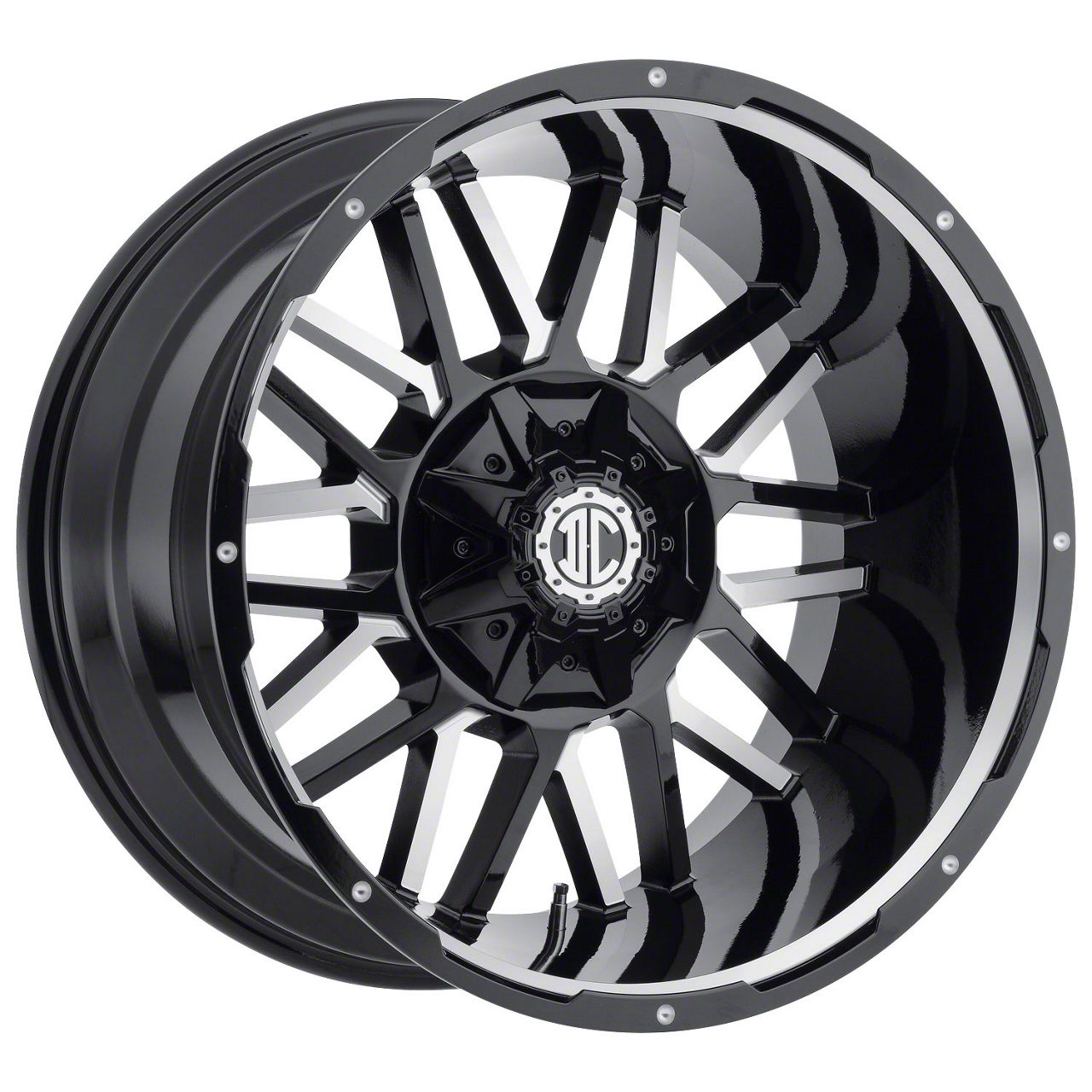 Xtreme Offroad F-150 NX-12 Midnight Black Diamond Cut Face 6-Lug Wheel ...