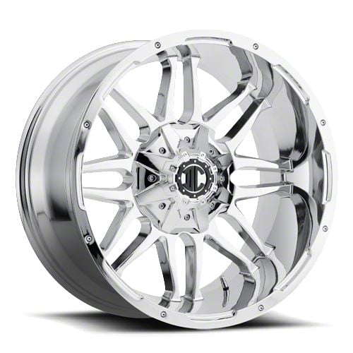 Xtreme Offroad F-250 Super Duty NX-9 Midnight Black Milled 8-Lug Wheel ...