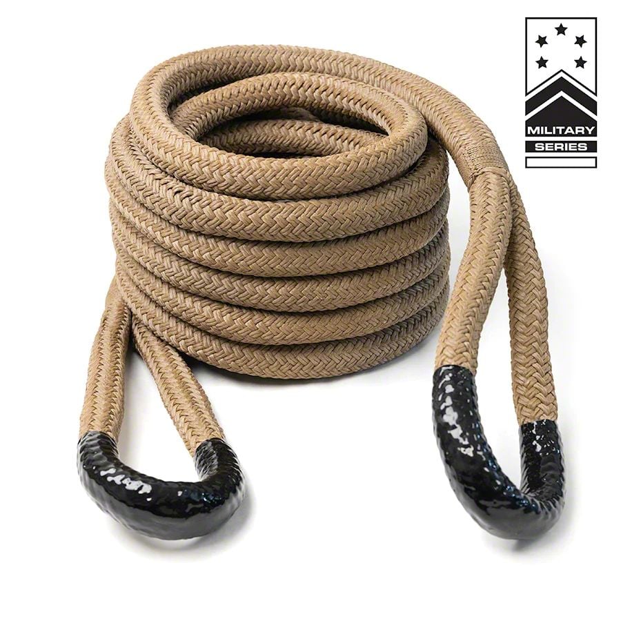 Yankum Ropes F-250 Super Duty 5/8-Inch x 30-Foot Kinetic Rope; Desert ...