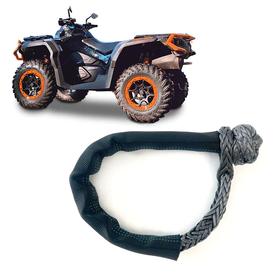 Yankum Ropes RAM 1500 1/2-Inch x 10-Inch Soft Shackle with Chafe Guard ...