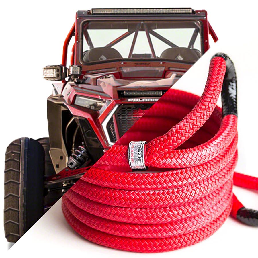 Yankum Ropes RAM 1500 5/8-Inch x 30-Foot Kinetic Rope; Red WBCR6230 ...