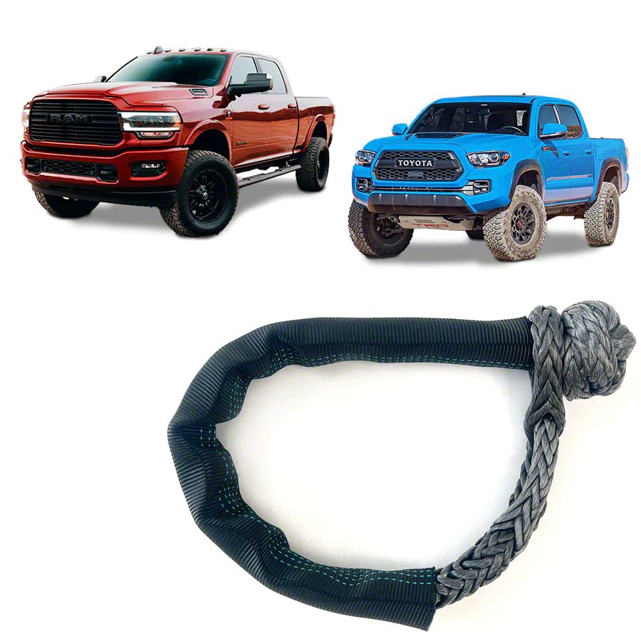 Yankum Ropes RAM 3500 7/16-Inch x 10-Inch Soft Shackle with Chafe Guard ...