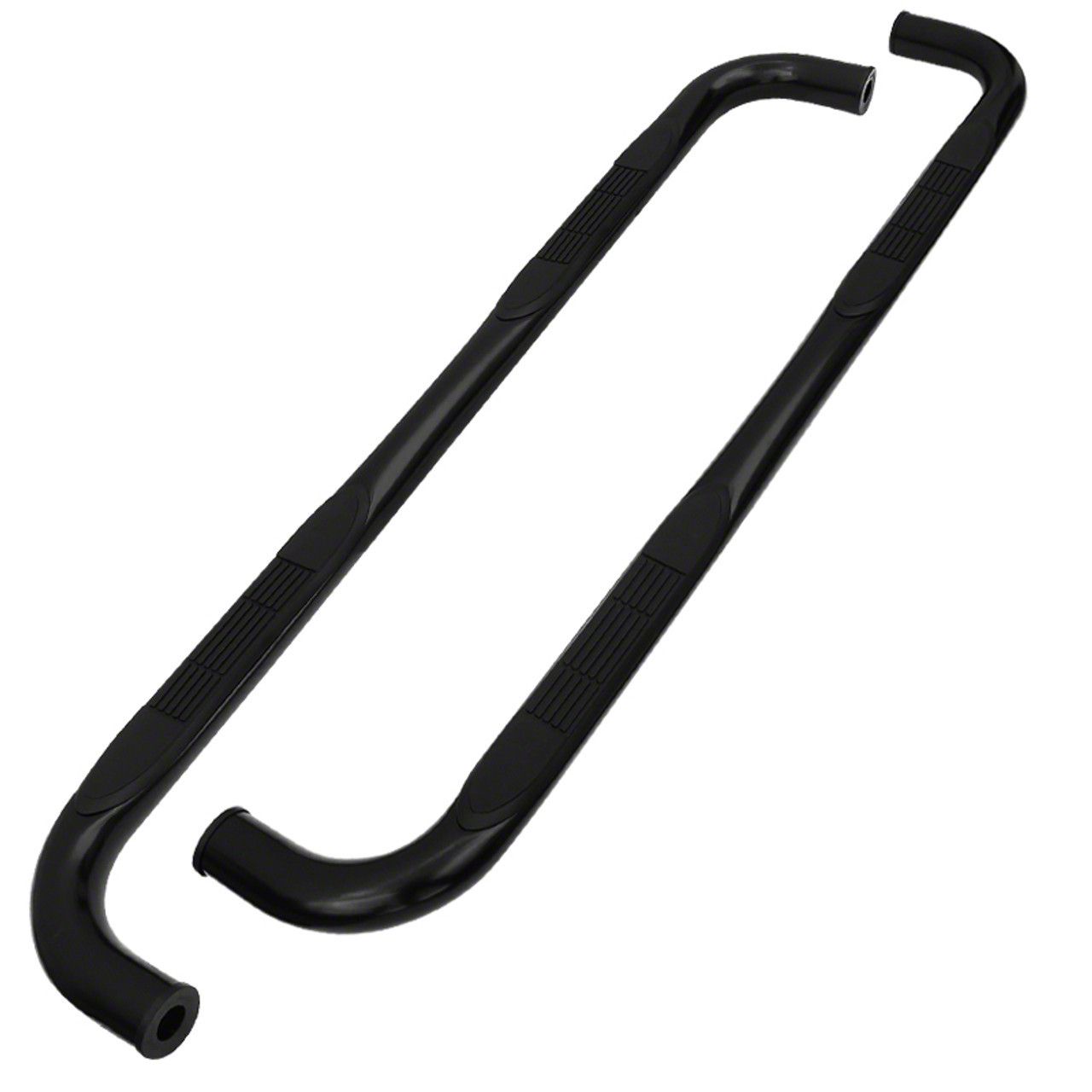 Yukon 3-Inch Round Side Step Bars; Black (07-26 Yukon) - Free Shipping