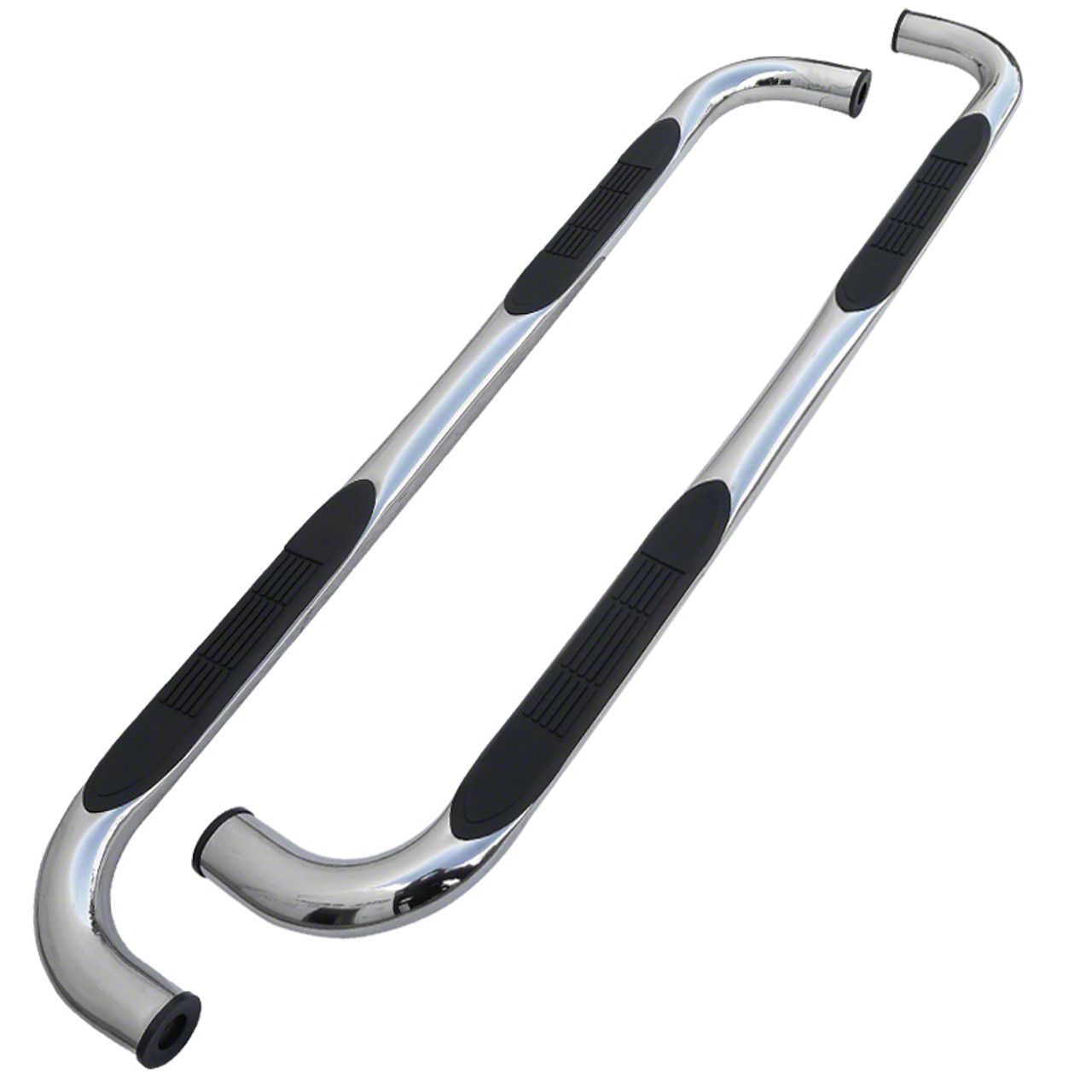 Yukon 3-Inch Round Side Step Bars; Chrome (07-24 Yukon) - Free Shipping