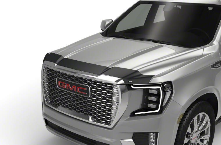 Yukon Aeroskin Hood Protector; Matte Black (21-26 Yukon) - Free Shipping