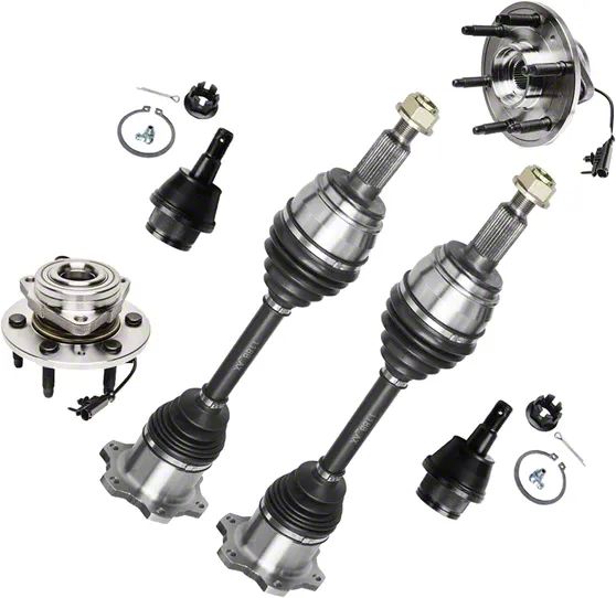 Yukon Front CV Axles with Wheel Hub Assemblies and Lower Ball Joints ...
