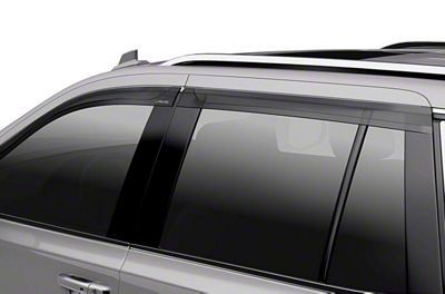 Yukon Low Profile Ventvisor Window Deflectors; Front and Rear; Dark ...