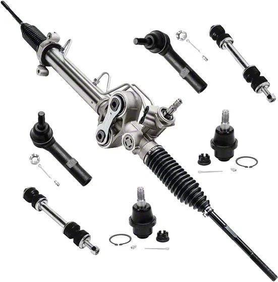 Yukon Power Steering Rack and Pinion with Ball Joints, Sway Bar Links ...