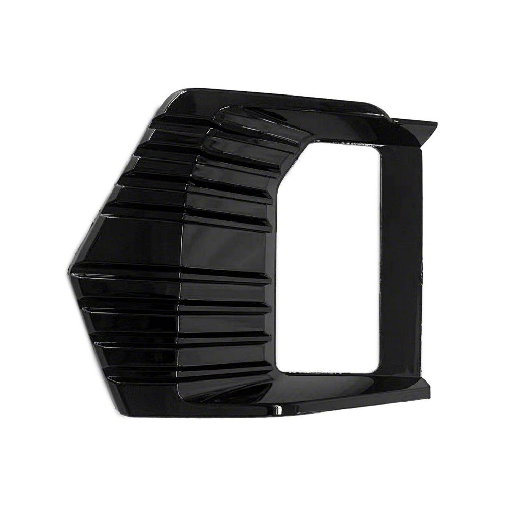 Yukon Replacement Fog Light Cover; Passenger Side; Black (21-26 Yukon ...