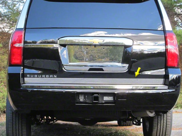 Yukon Tailgate Accent Trim; Stainless Steel (15-20 Yukon) - Free Shipping